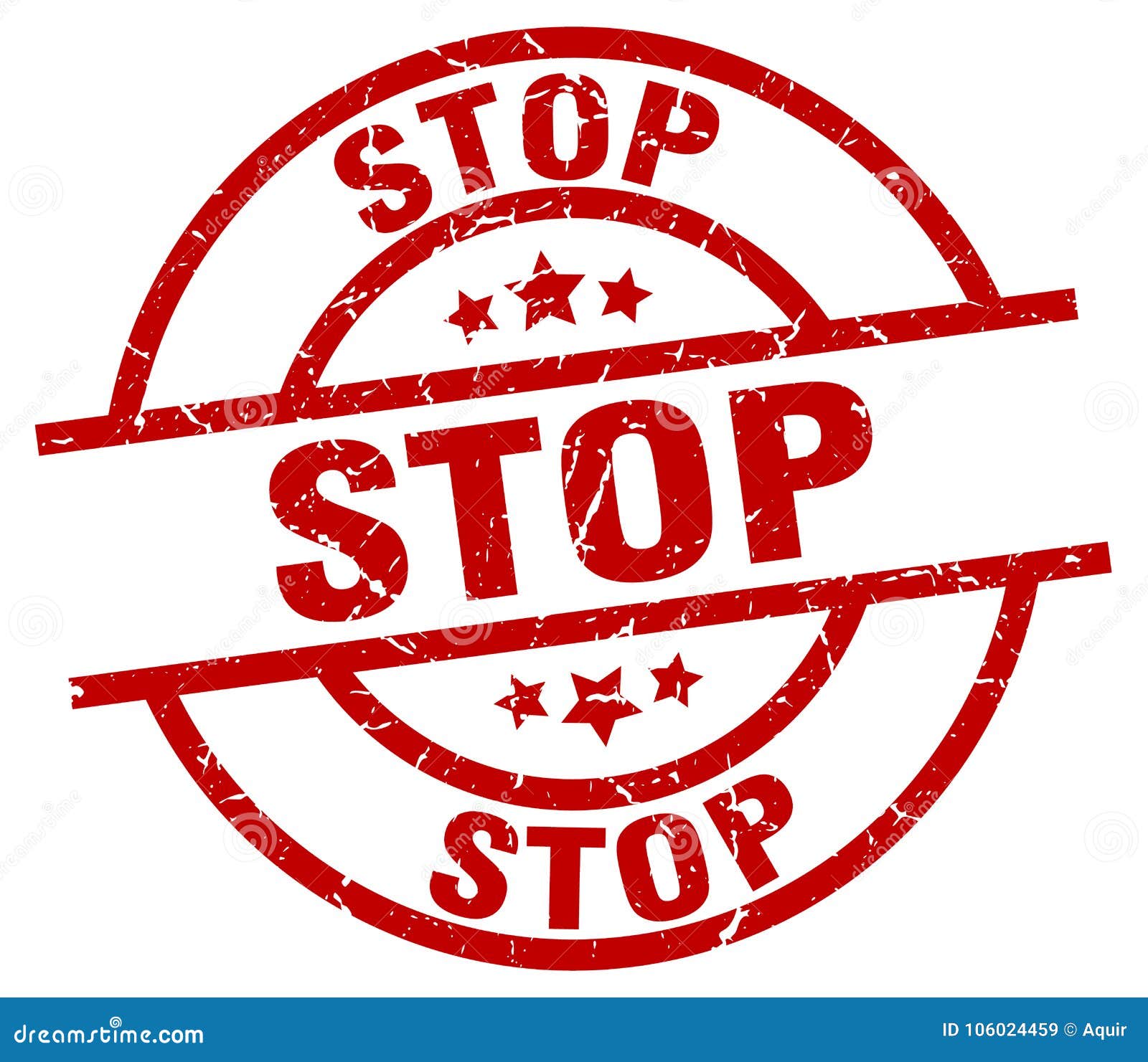 Stop stamp stock vector. Illustration of sign, grungy - 106024459