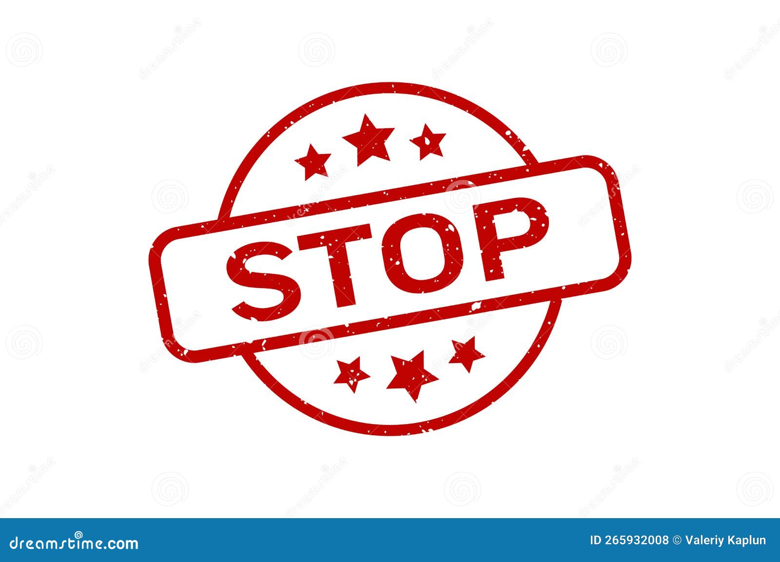 Stop - Stamp, Imprint, Seal Template. Vector Stock Illustration Stock ...