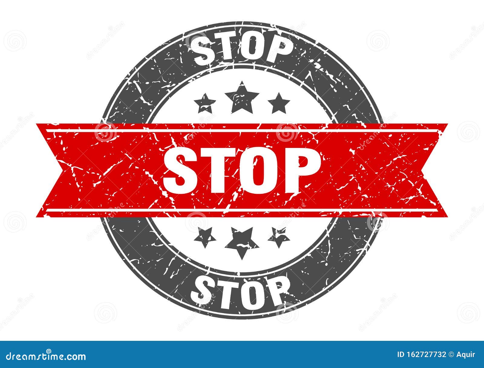 Stop stamp stock vector. Illustration of isolated, sticker - 162727732