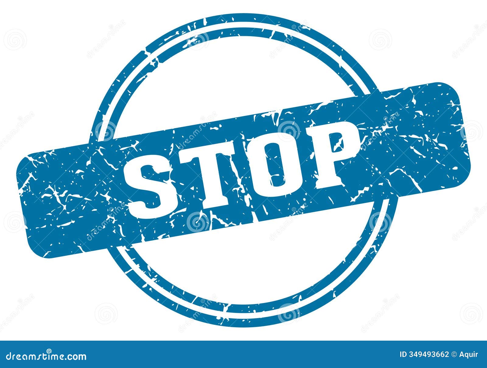 Stop stamp stock vector. Illustration of graphic, white - 349493662