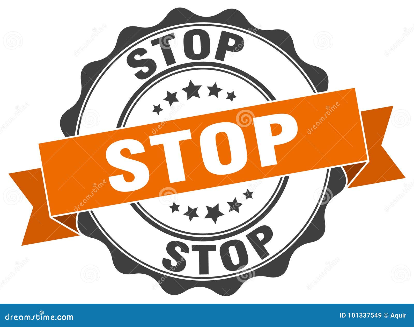 Stop stamp. sign. seal stock vector. Illustration of sign - 101337549