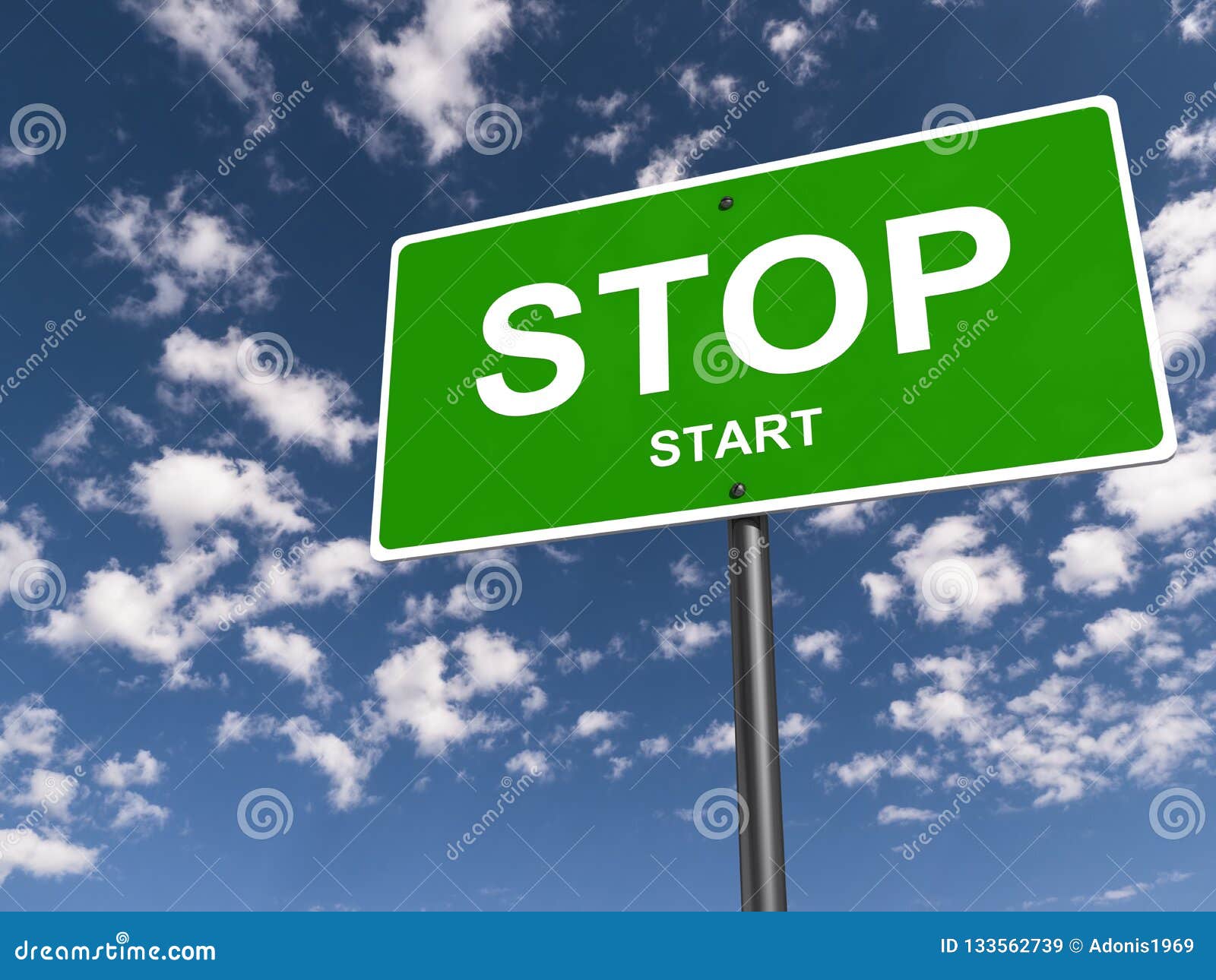 Red Stop And Start Push Button Royalty-Free Stock Image | CartoonDealer ...