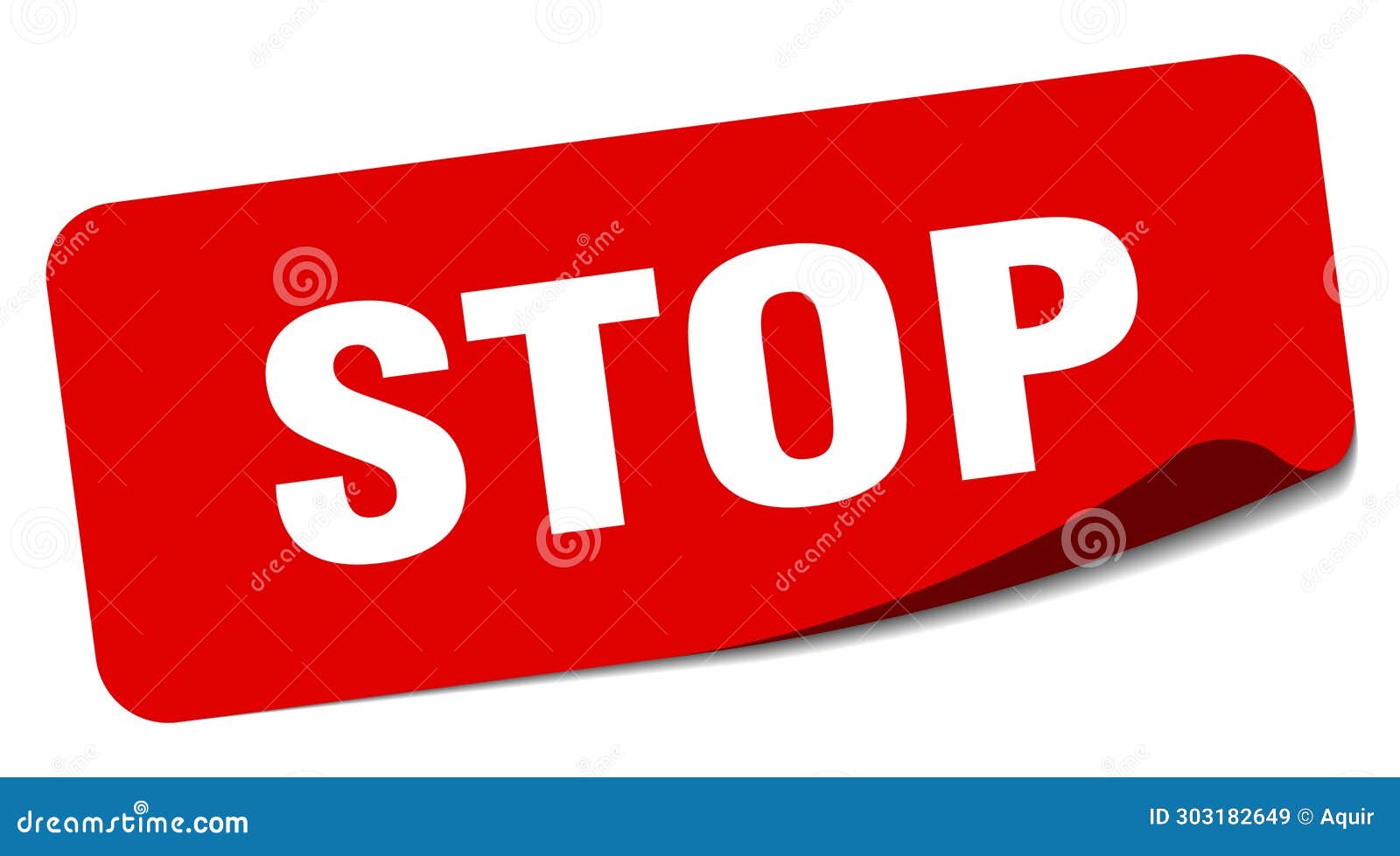 Stop sticker. stop label stock vector. Illustration of sign - 303182649