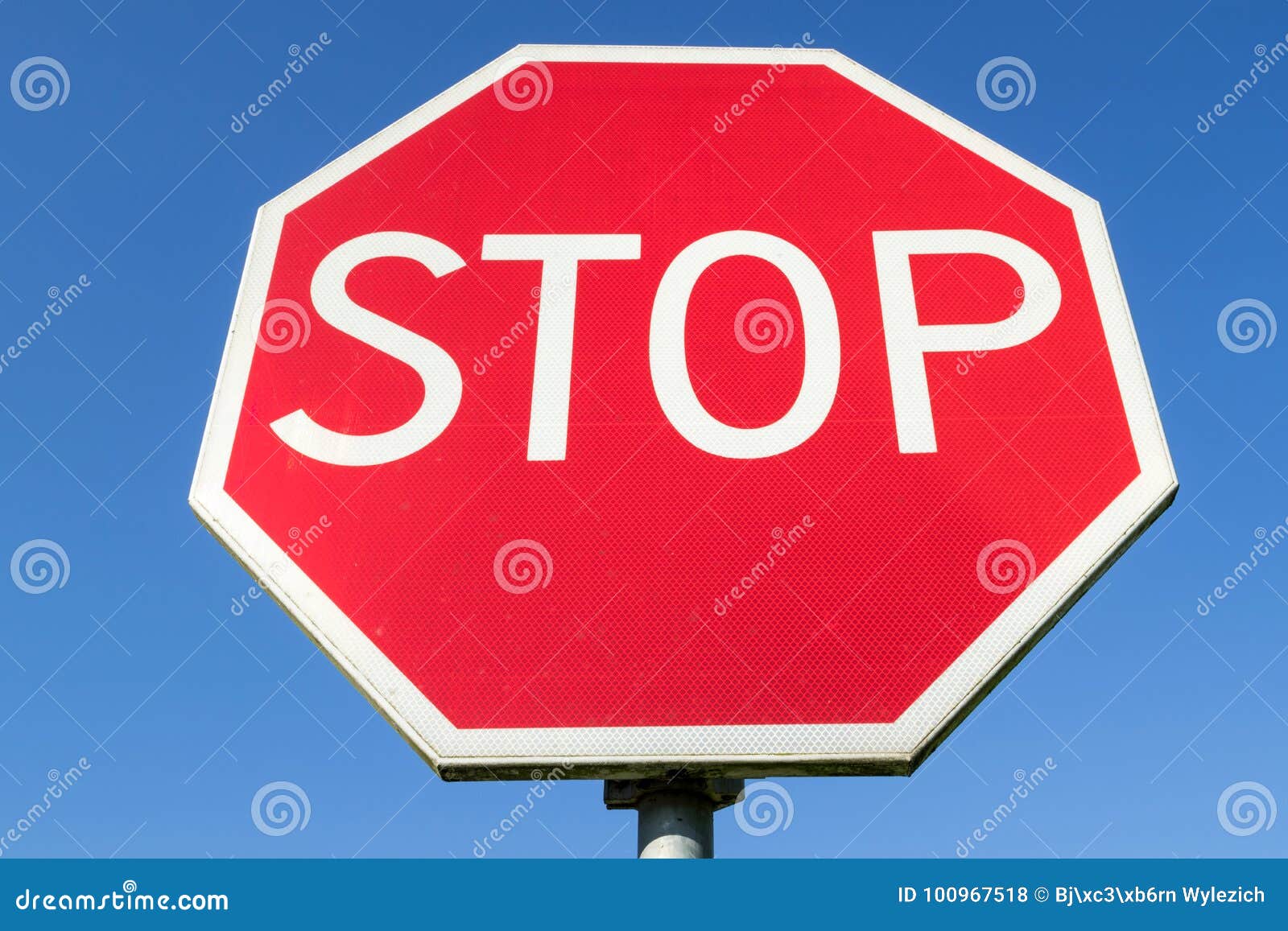 Stop For A Priority Road Royalty-Free Stock Photo | CartoonDealer.com ...