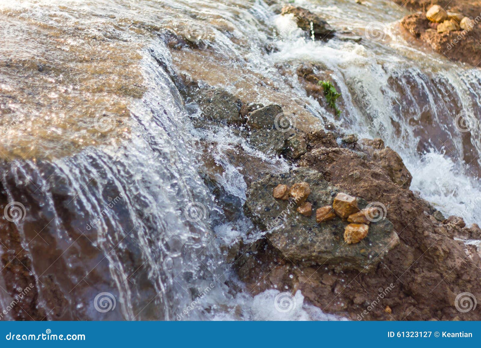 Stop Stream Abstract Waterfall. Stock Image - Image of background ...