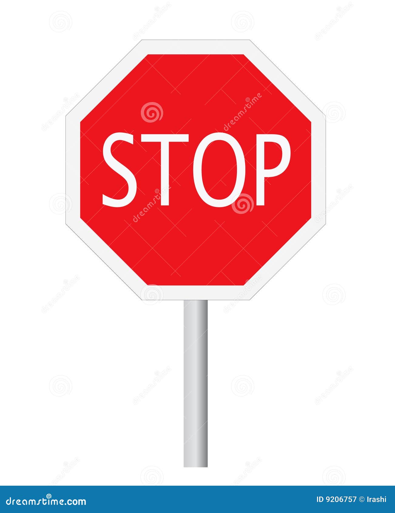 Stop symbol stock vector. Illustration of pattern, icon - 9206757