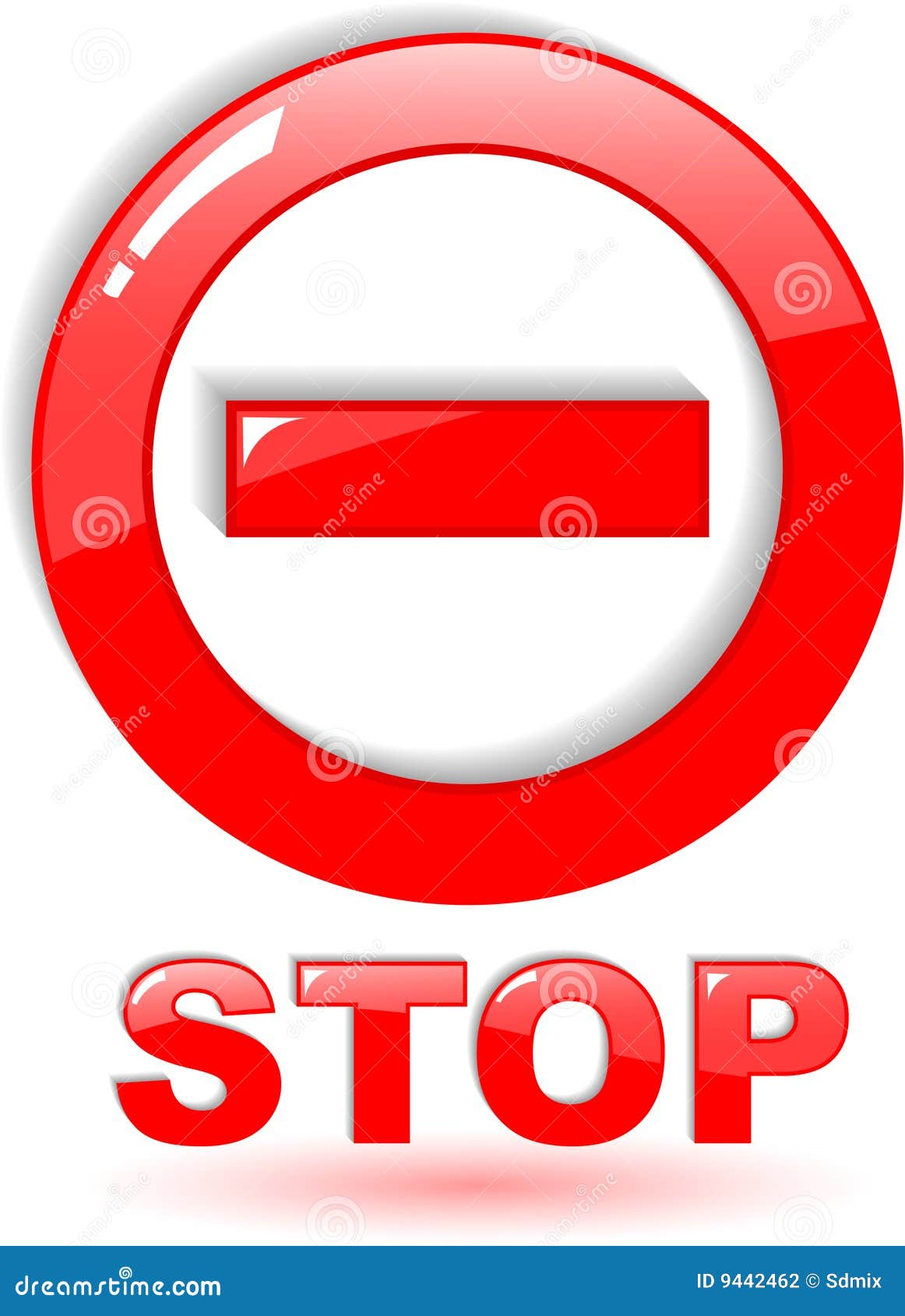 Stop Symbol Picture. Image: 9442462