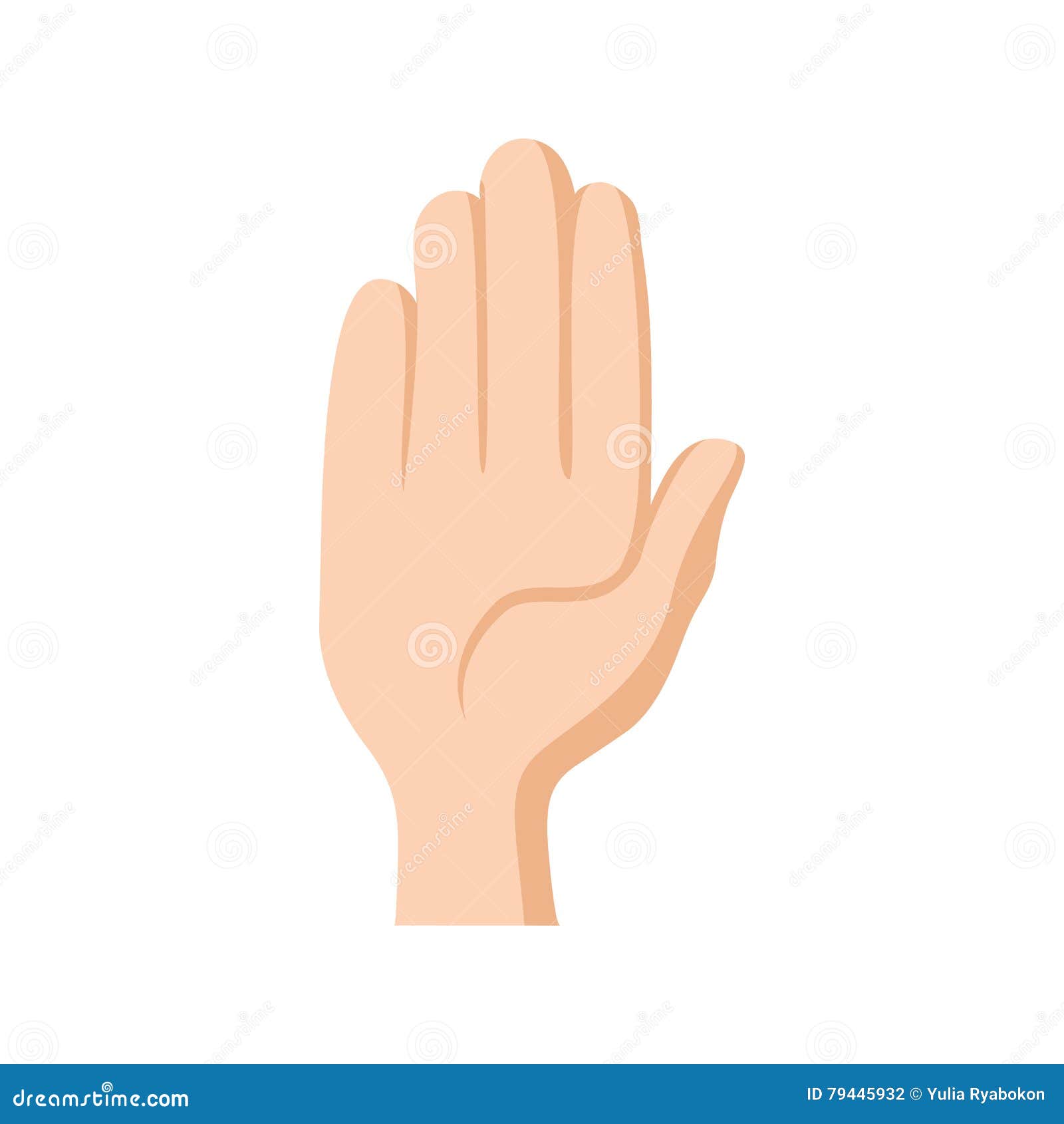 Stop Symbol Icon, Cartoon Style Stock Vector - Illustration of ...