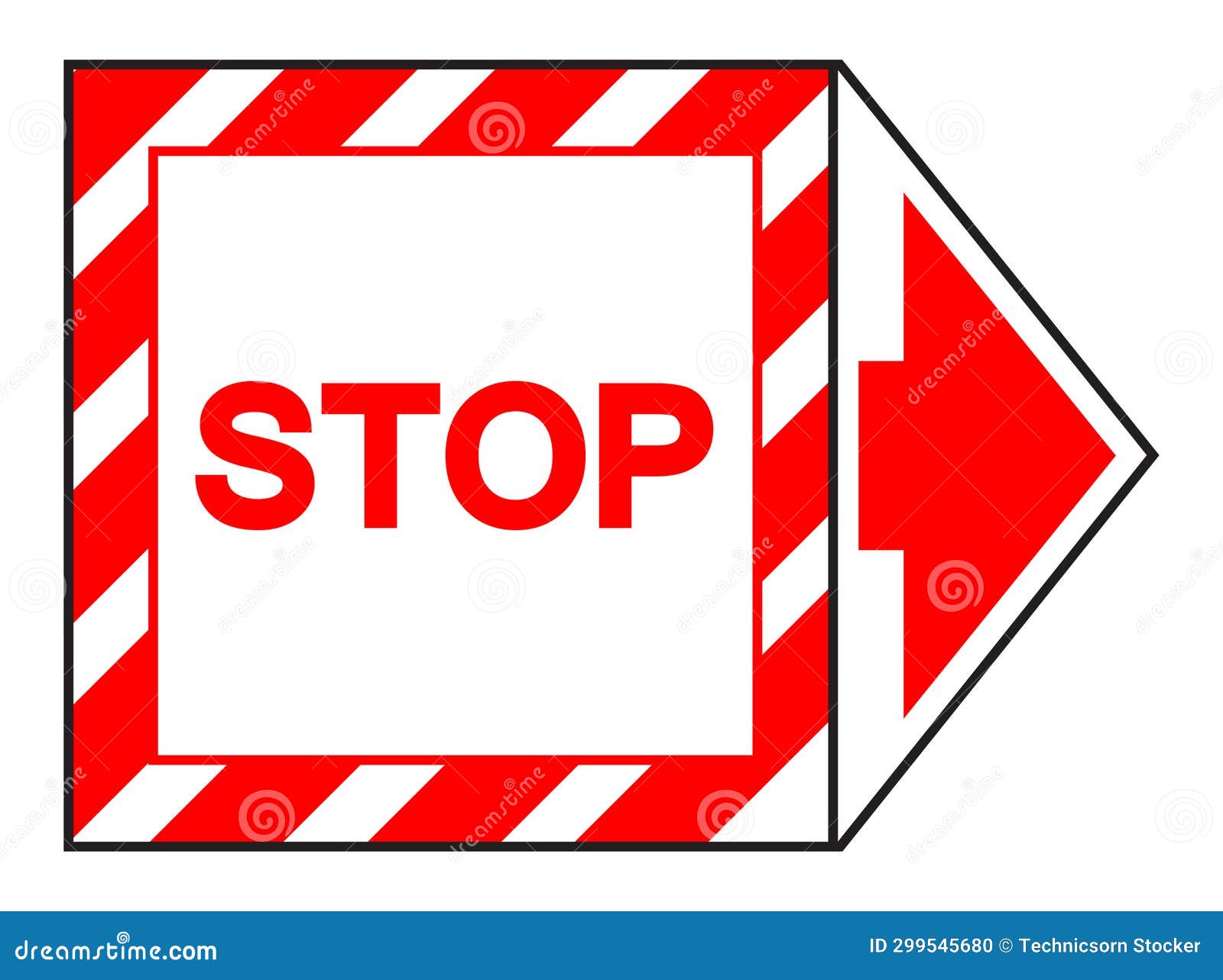 Stop Symbol Sign, Vector Illustration, Isolate on White Background ...