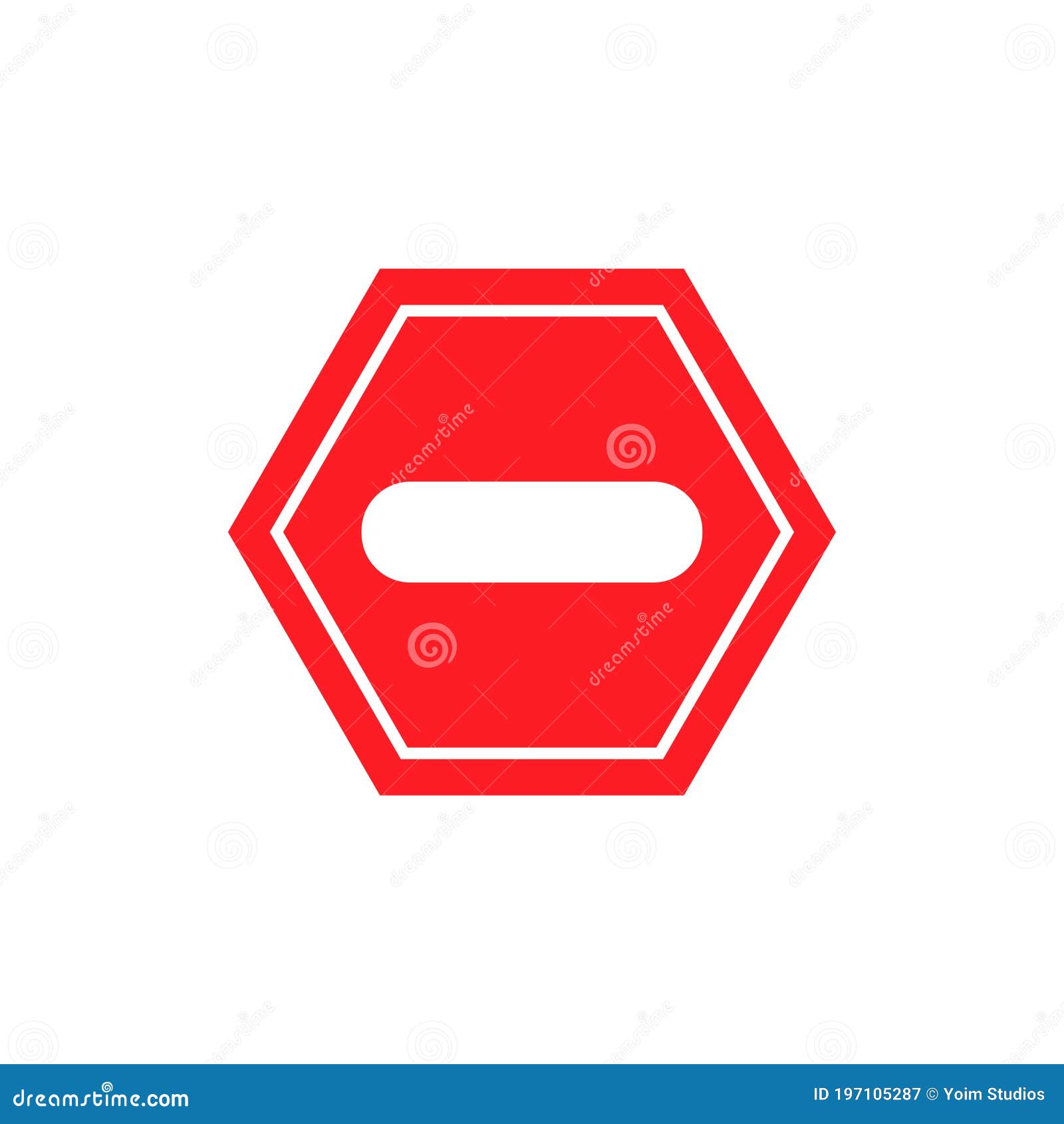 Stop Symbol Vector Design Template Illustration Stock Vector ...