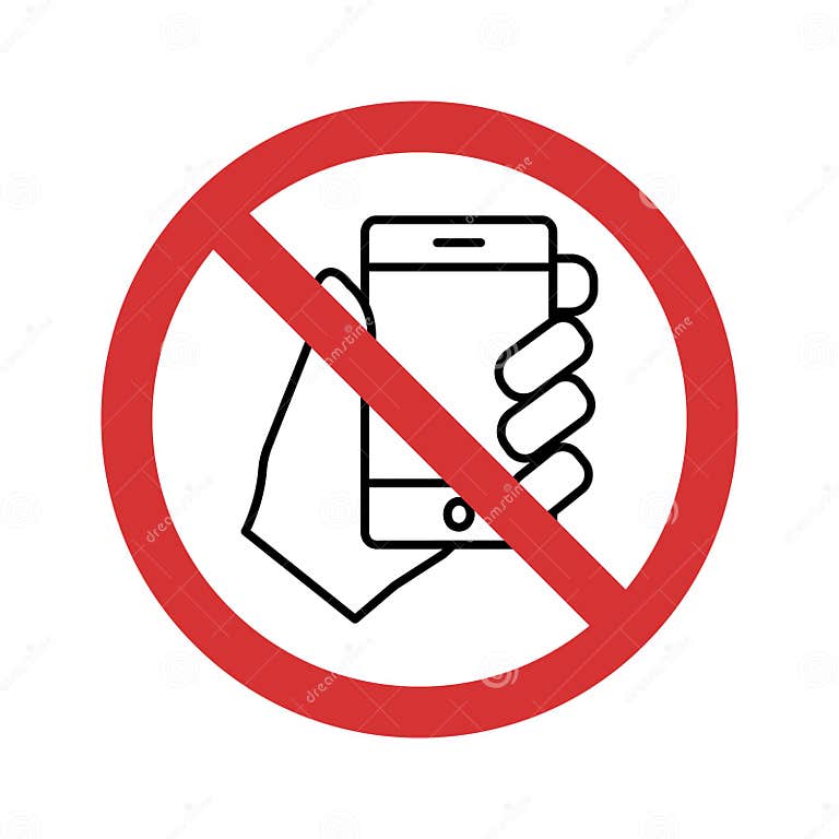 Stop Take Selfie Isolated Vector Icon Which Can Easily Modify or Edit ...