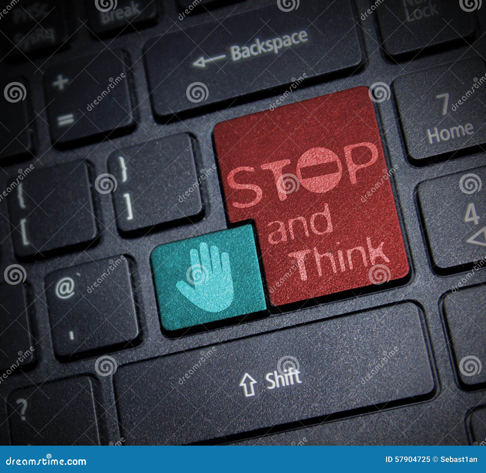 Stop and Think stock image. Image of businessman, making - 57904725