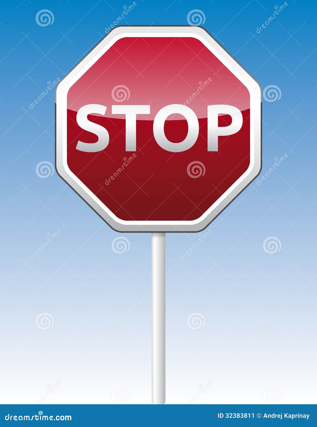 Stop traffic board stock vector. Illustration of message - 32383811