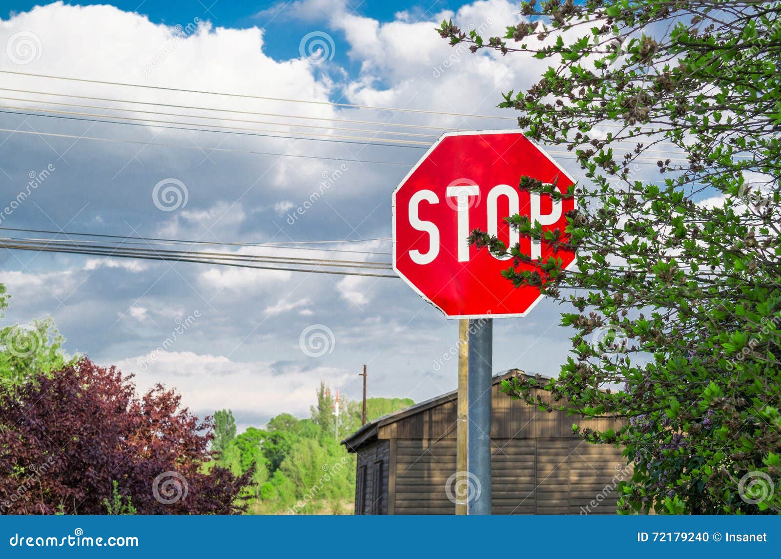 Stop traffic sign stock photo. Image of alert, transportation - 72179240