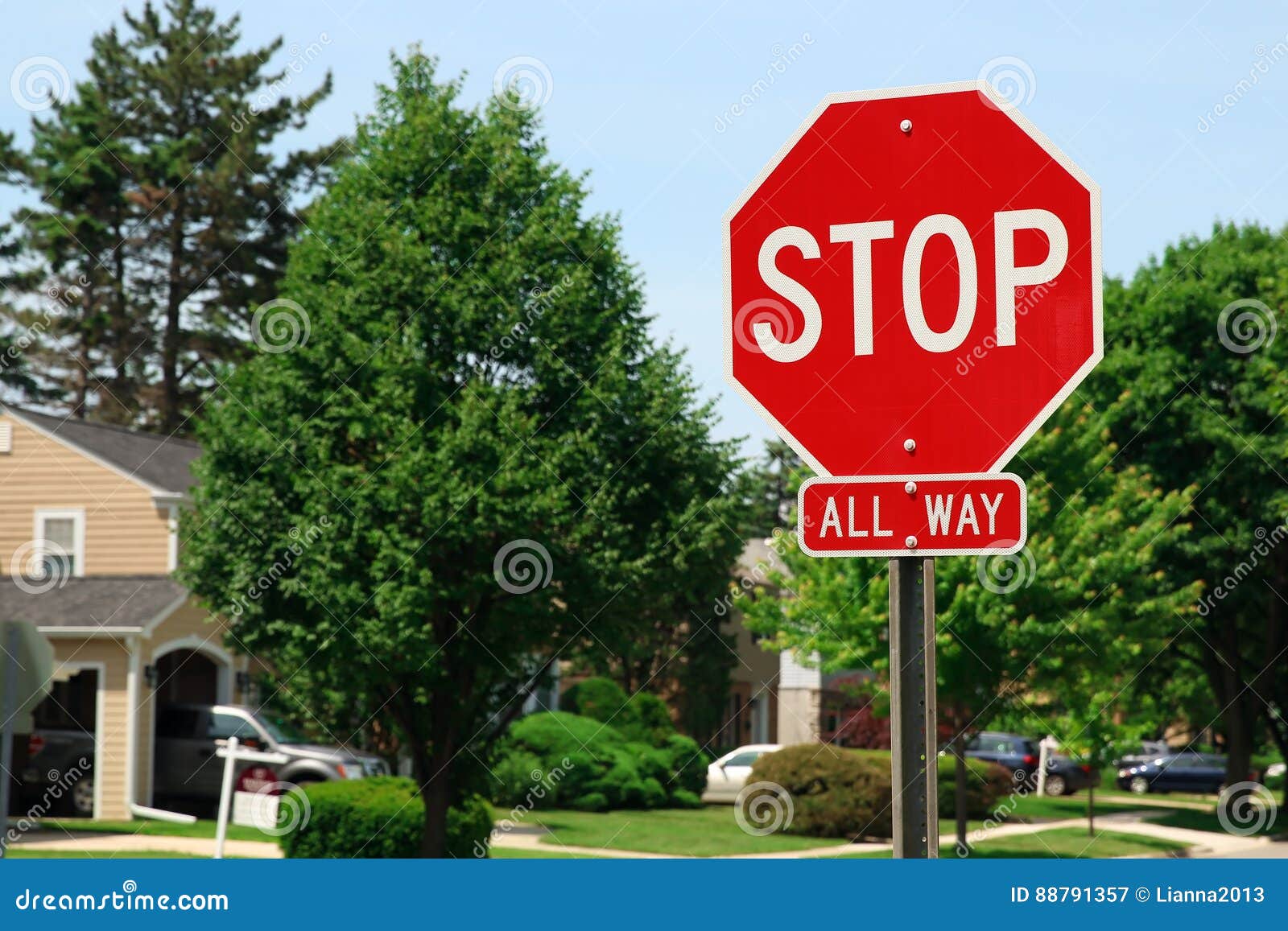 Stop Traffic Sign on Country Road Stock Image - Image of pole, lane ...