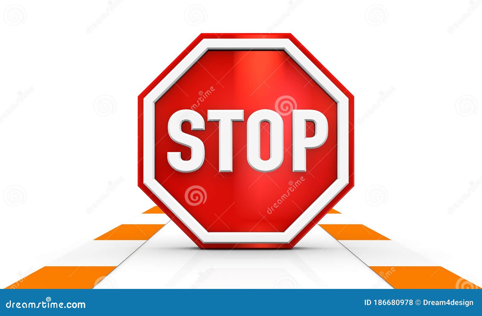 Six Sided Stop Sign Stock Photography | CartoonDealer.com #10582490