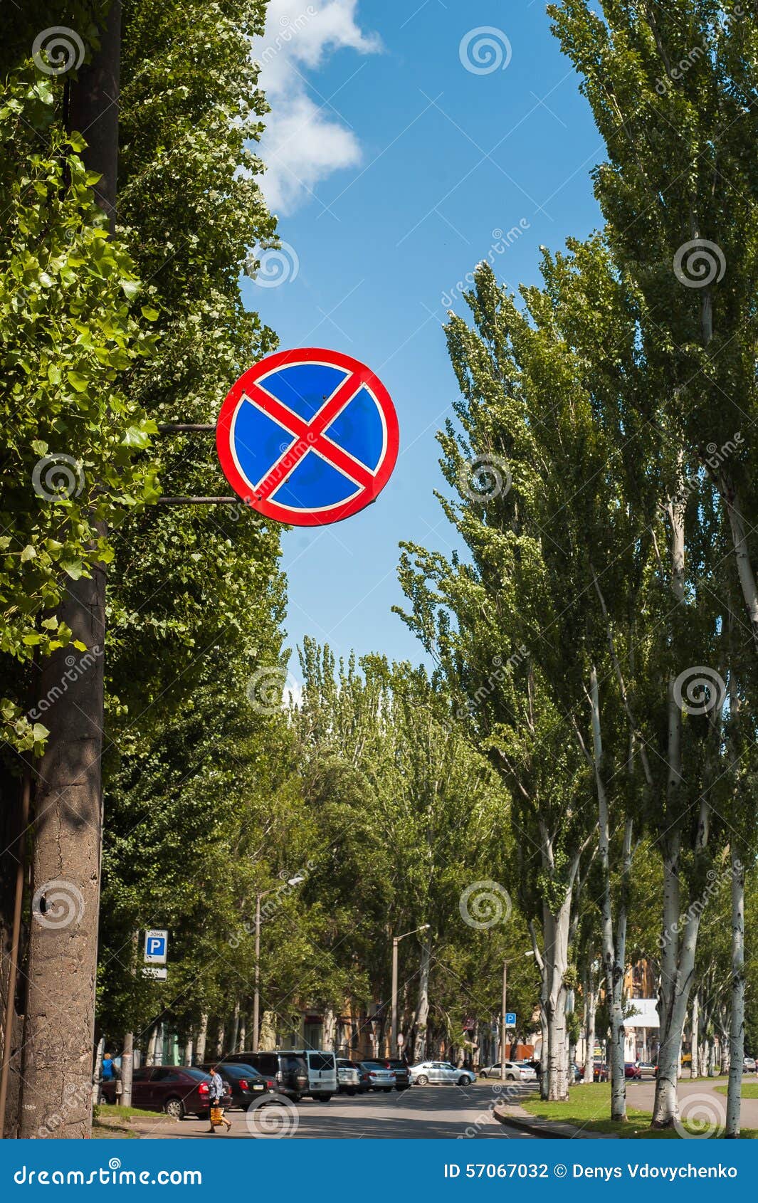 Sign Of Prohibited To Park Stock Photography | CartoonDealer.com #45387068