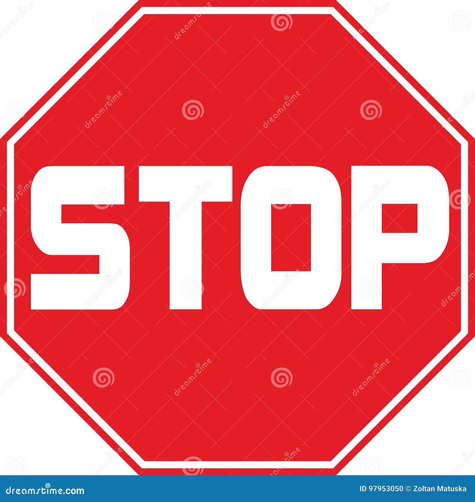 Stop Traffic Road Barrier Icon In Flat Style. Roadwork Vector ...