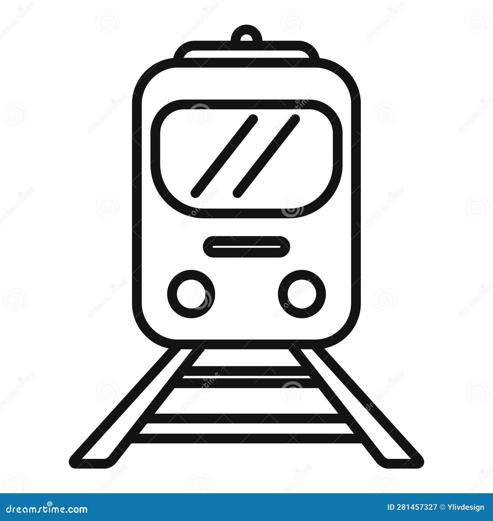 Stop Train Icon Outline Vector. Railway Platform Stock Vector ... Stop Train Icon Outline Vector. Railway Platform Stock Vector ...