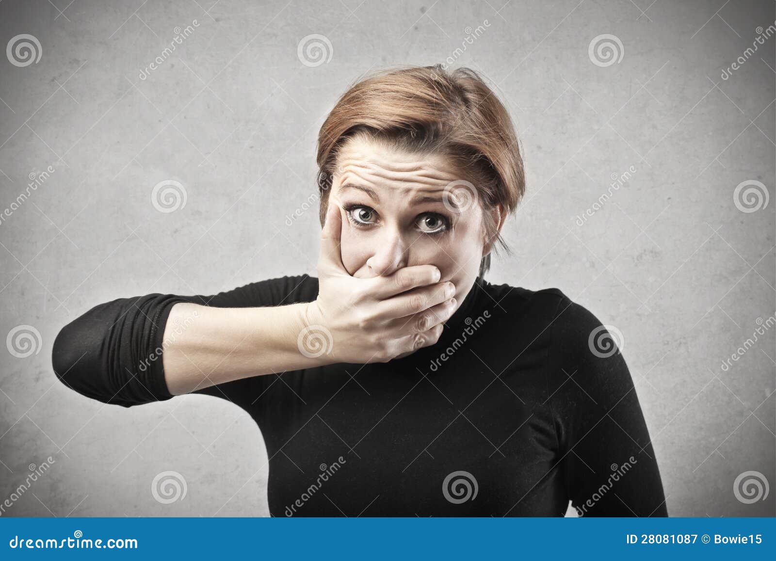 Stop Up the Mouth stock image. Image of wall, young, face - 28081087
