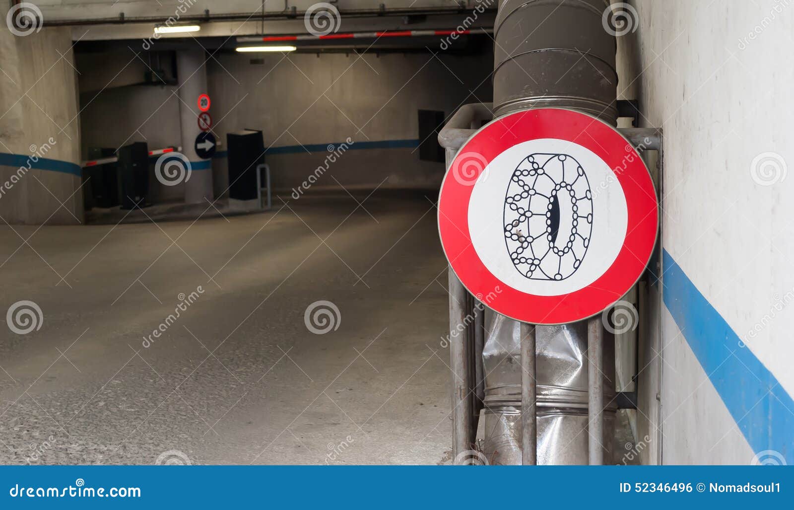 Stop using wheel chains stock photo. Image of sign, chain - 52346496