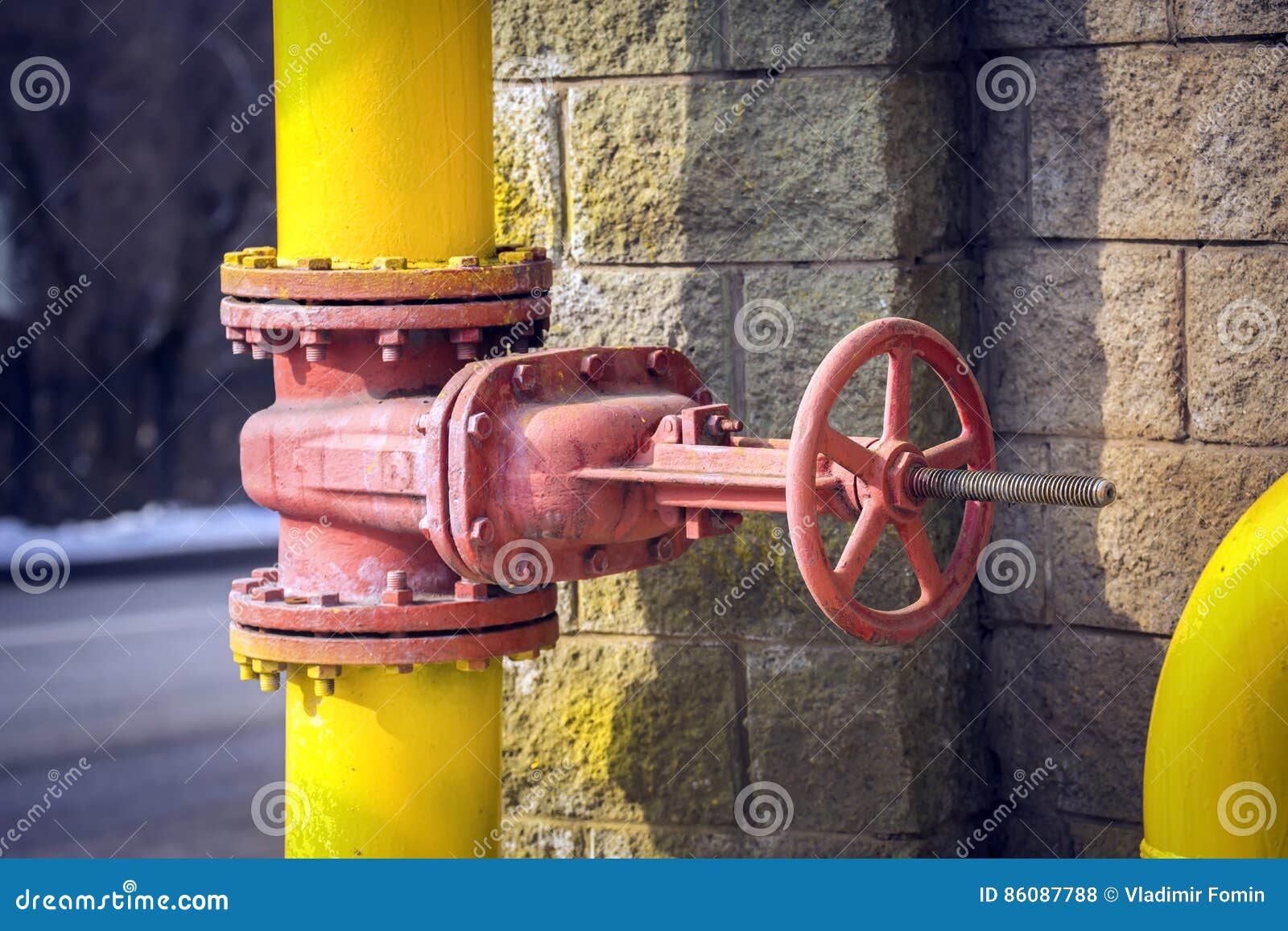 Stop valves. stock photo. Image of small, almaty, lock - 86087788