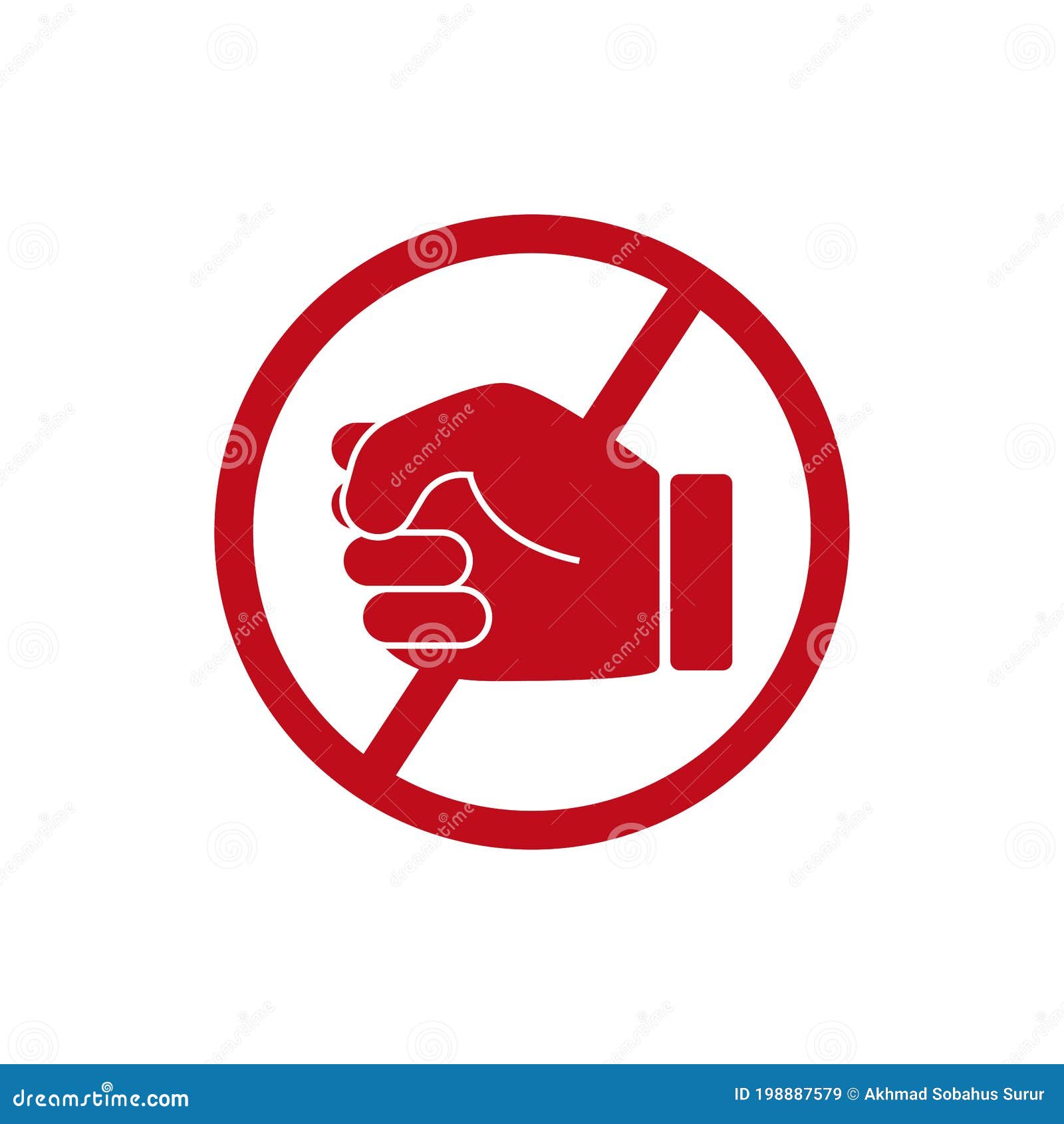 Stop Violence Icon. Design Vector Stock Vector - Illustration of victim ...