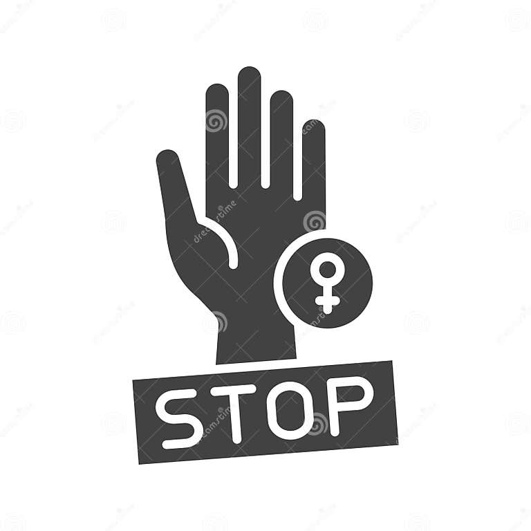 Stop Violence Icon Vector Image. Stock Vector - Illustration of justice ...
