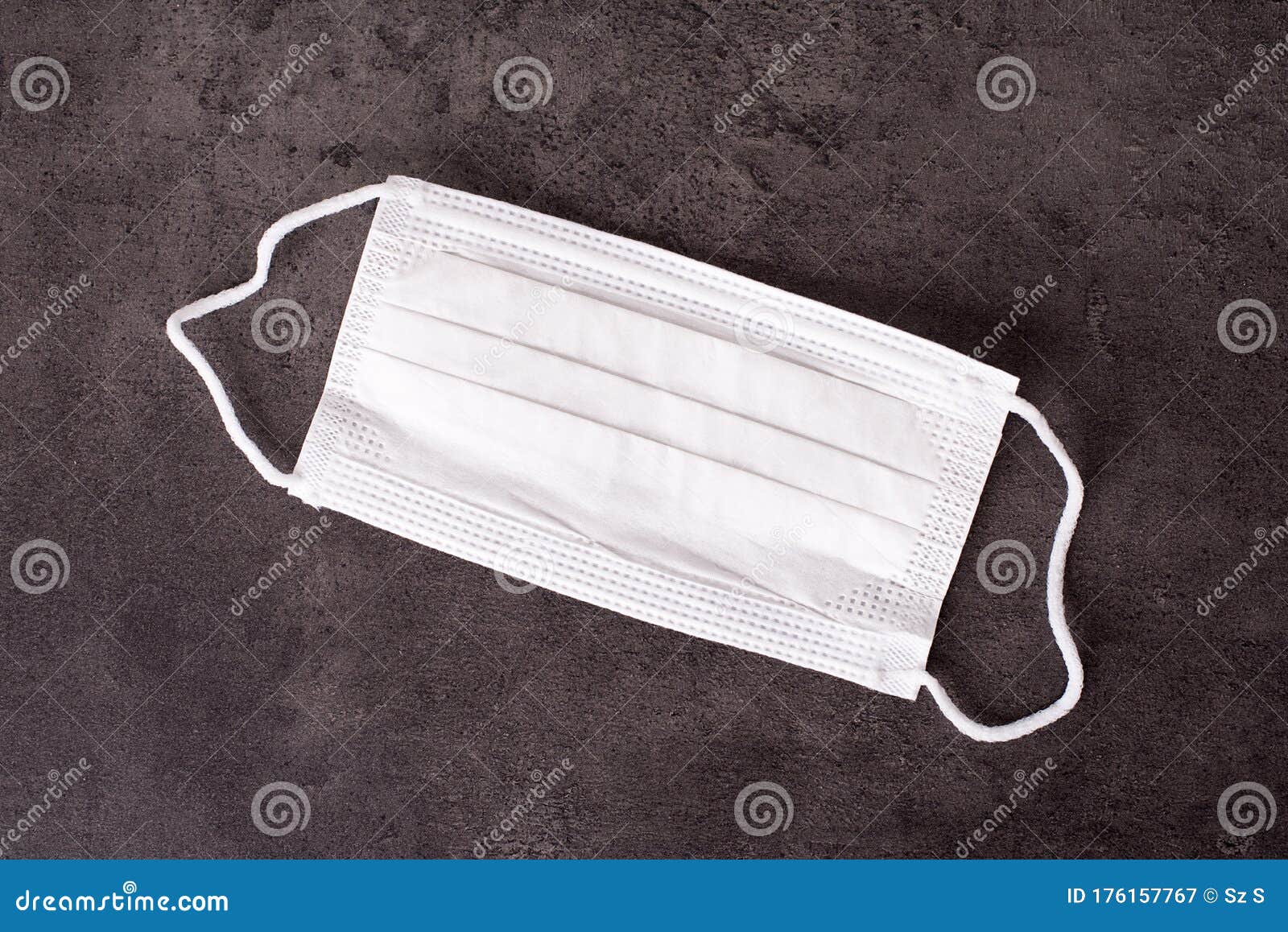 Stop the Virus, Coronavirus! Face Mask on the Table Stock Image - Image ...