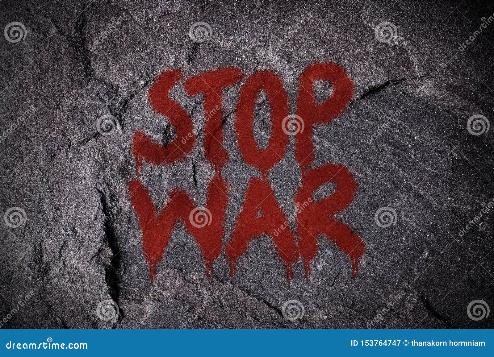 Stop War Graffiti on the Wall Stock Image - Image of conceptual, paint ...