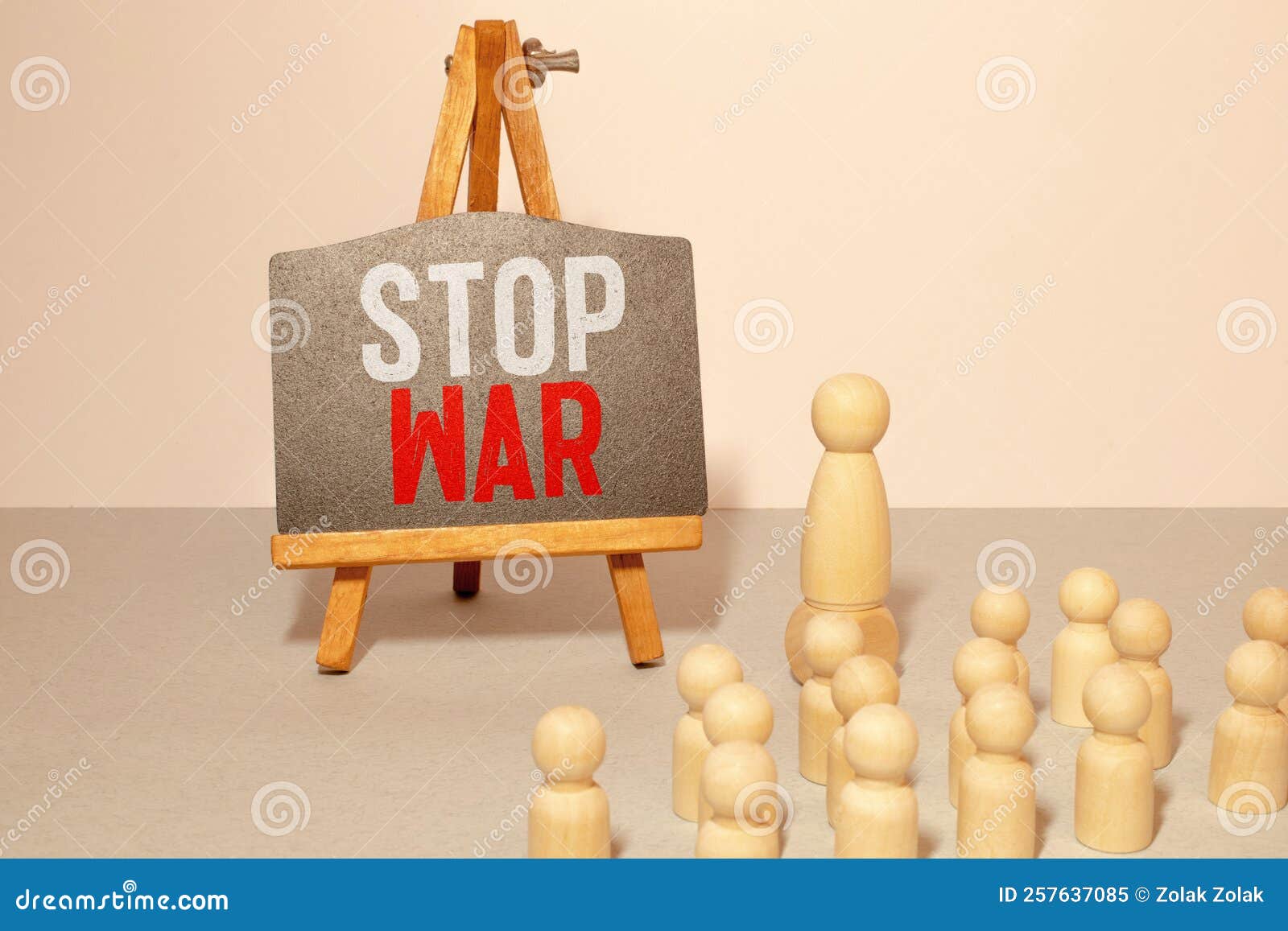 Stop War, Handwritten with a Chalk on the Blackboard Stock Image ...