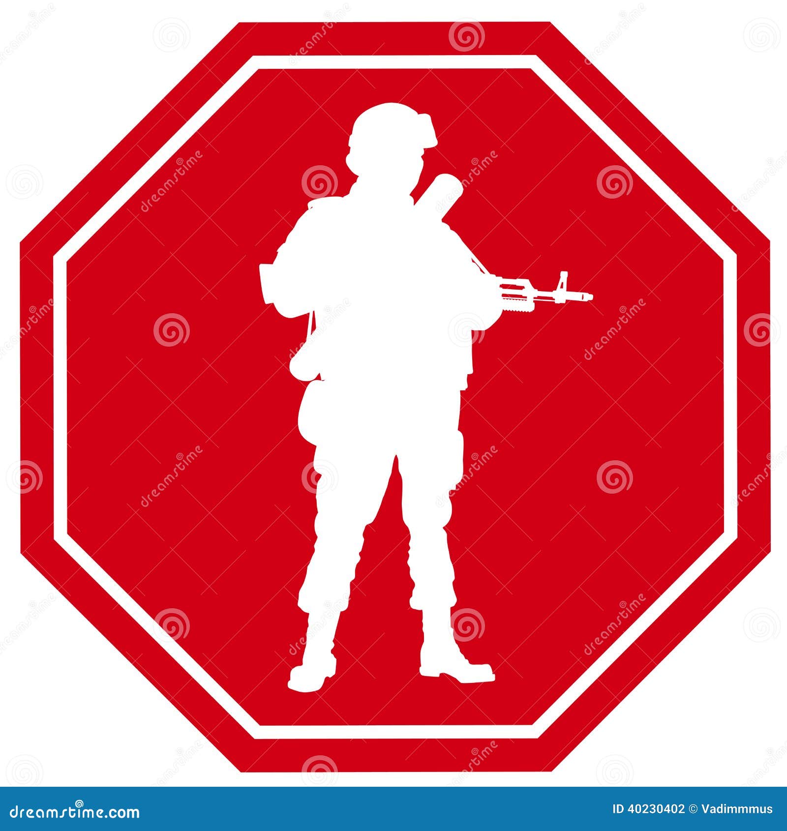 Stop war sign. Vector stock vector. Illustration of conflict - 40230402