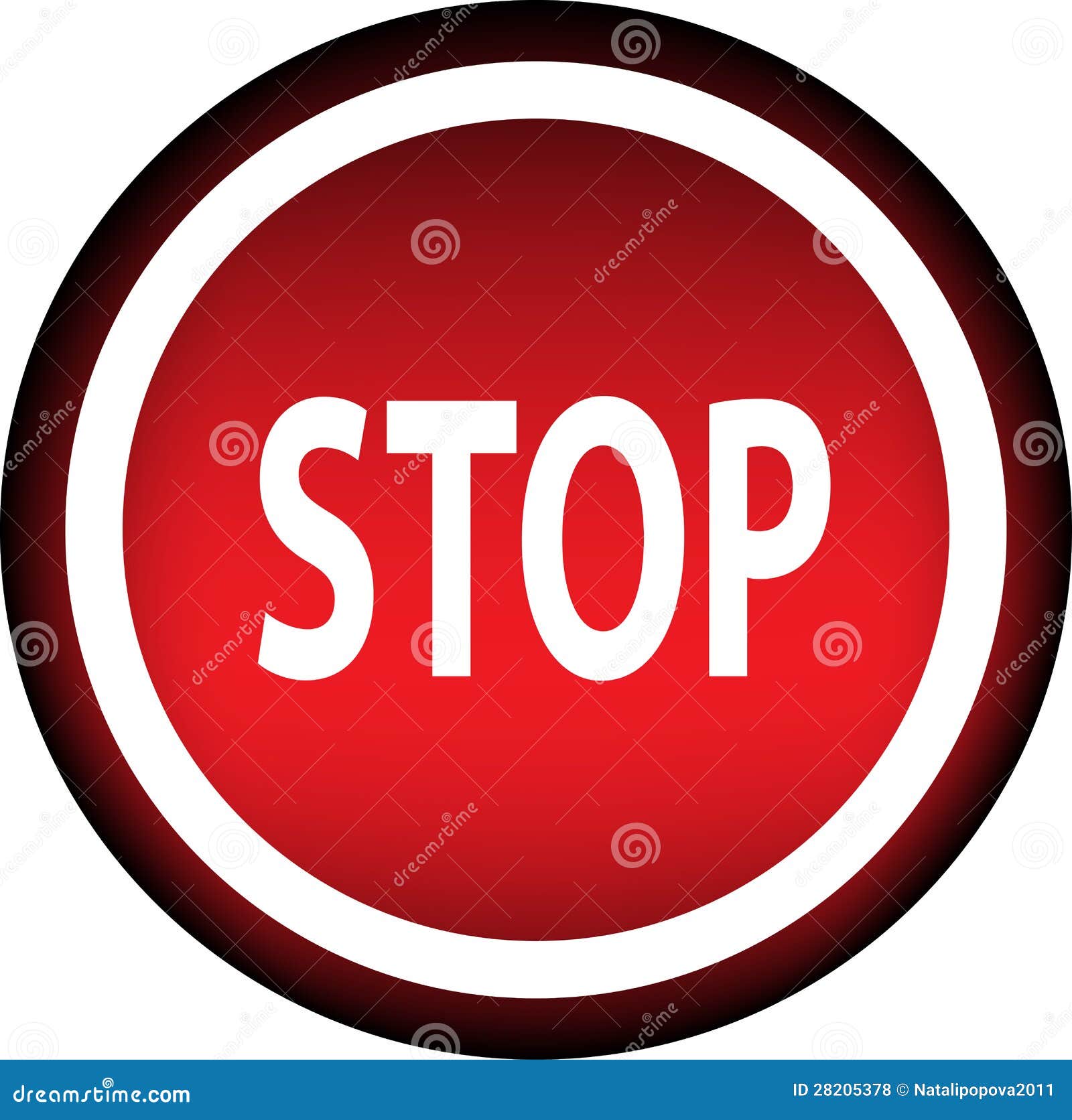 Stop. Warning. stock illustration. Illustration of power - 28205378