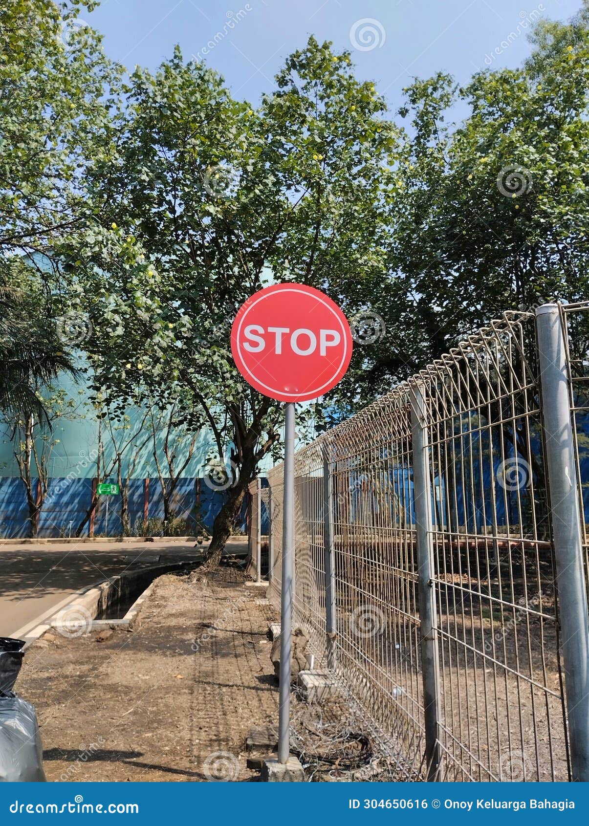 Stop Warning Sign or Writing Stock Photo - Image of advertising ...