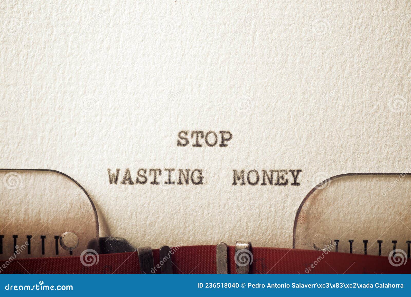 Stop wasting money stock photo. Image of throw, squandering - 236518040
