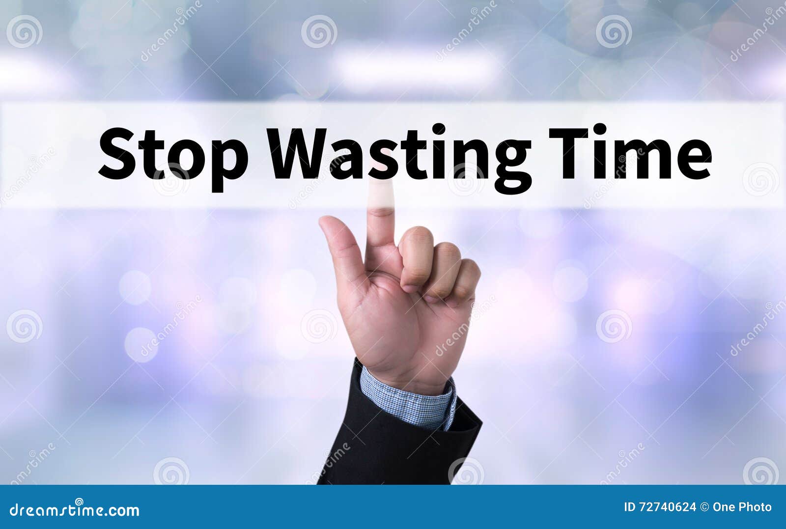 Stop Wasting Time stock photo. Image of direction, clock - 72740624