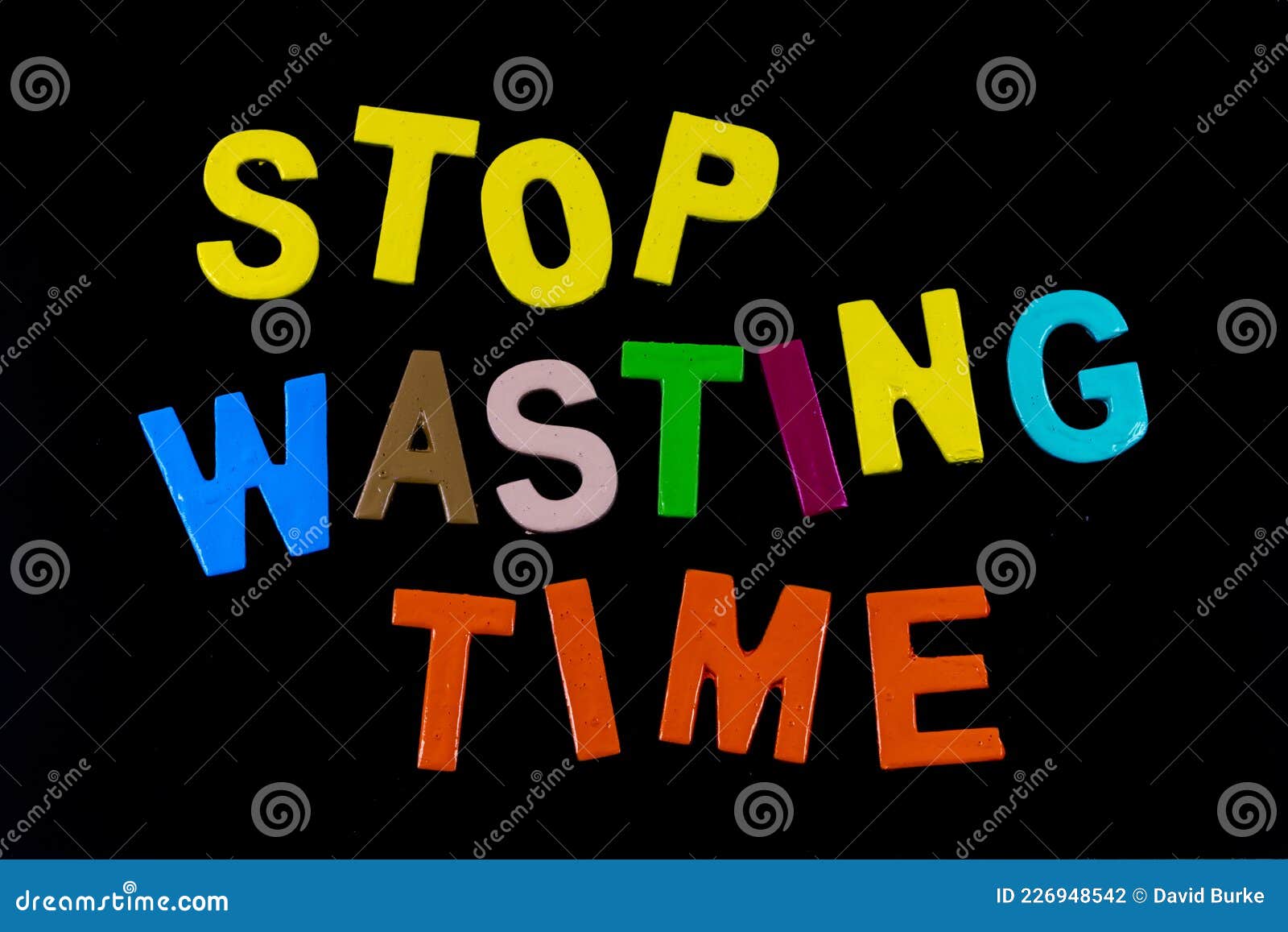 Stop Wasting Time Procrastination Business Management Efficiency ...