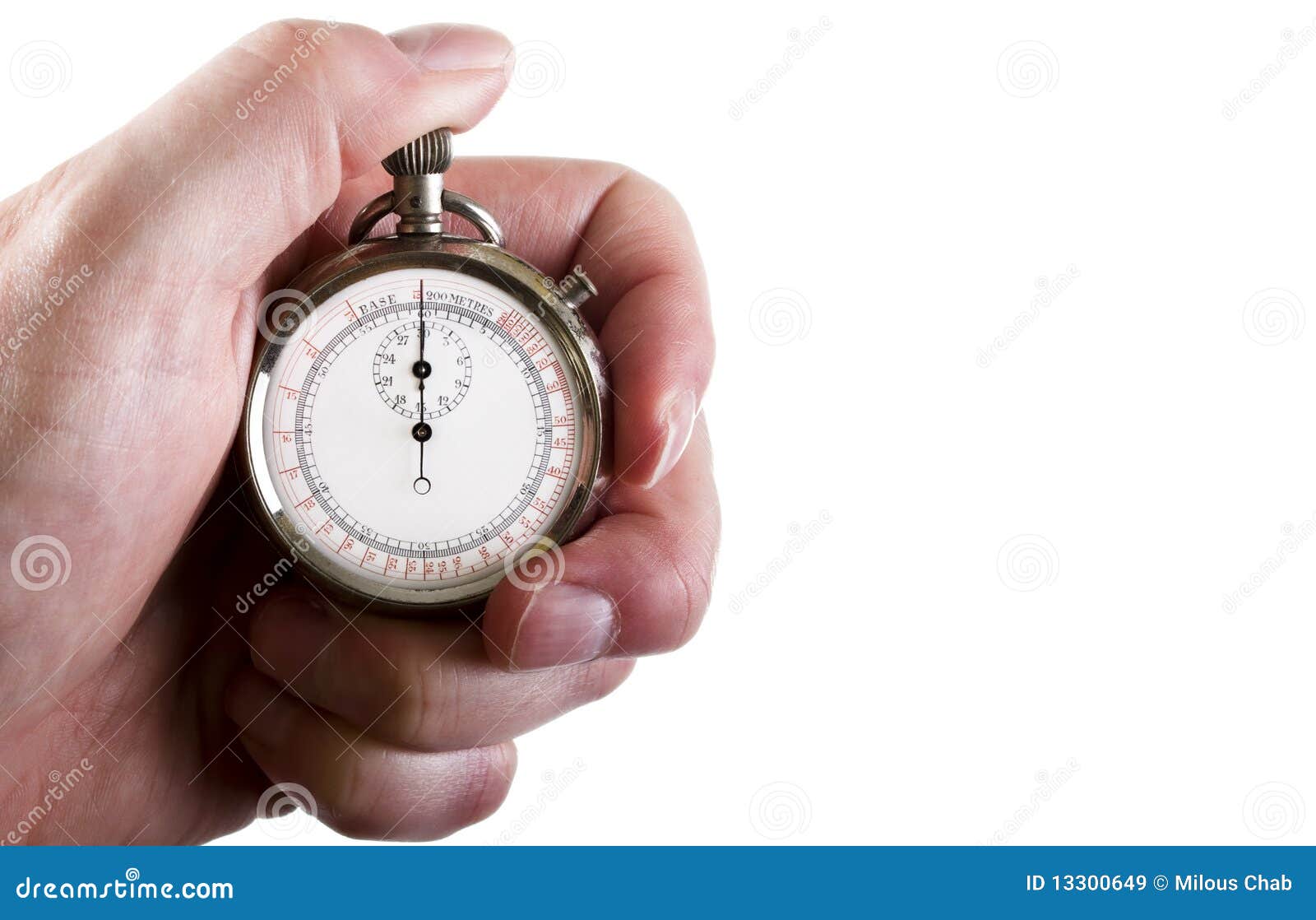 Stop-watch in a hand stock image. Image of stop, background - 13300649