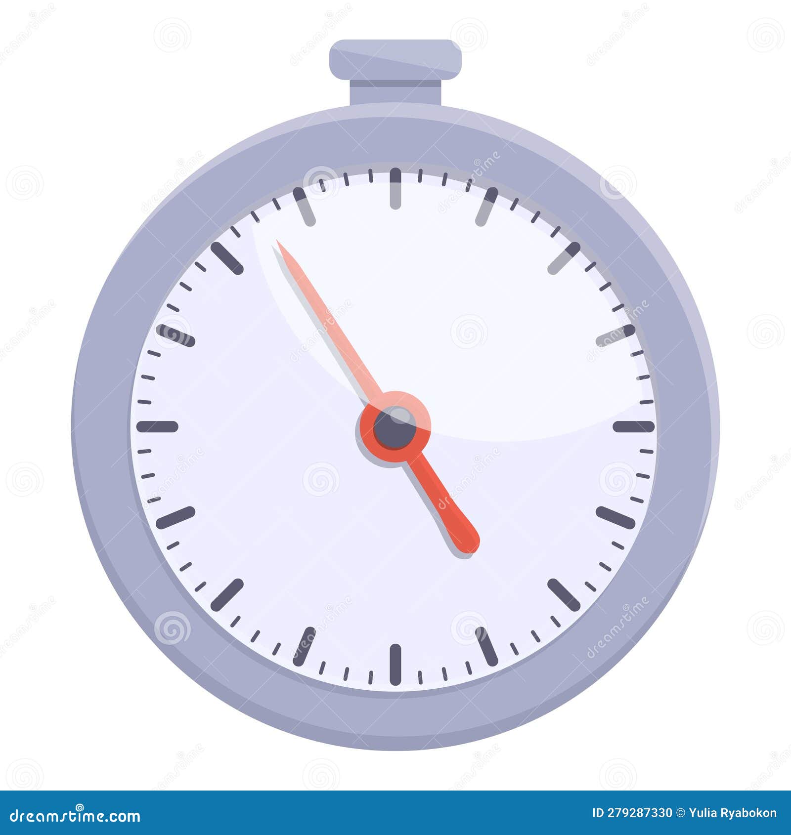 Stop Watch Icon Cartoon Vector. Timer Clock Stock Vector - Illustration ...