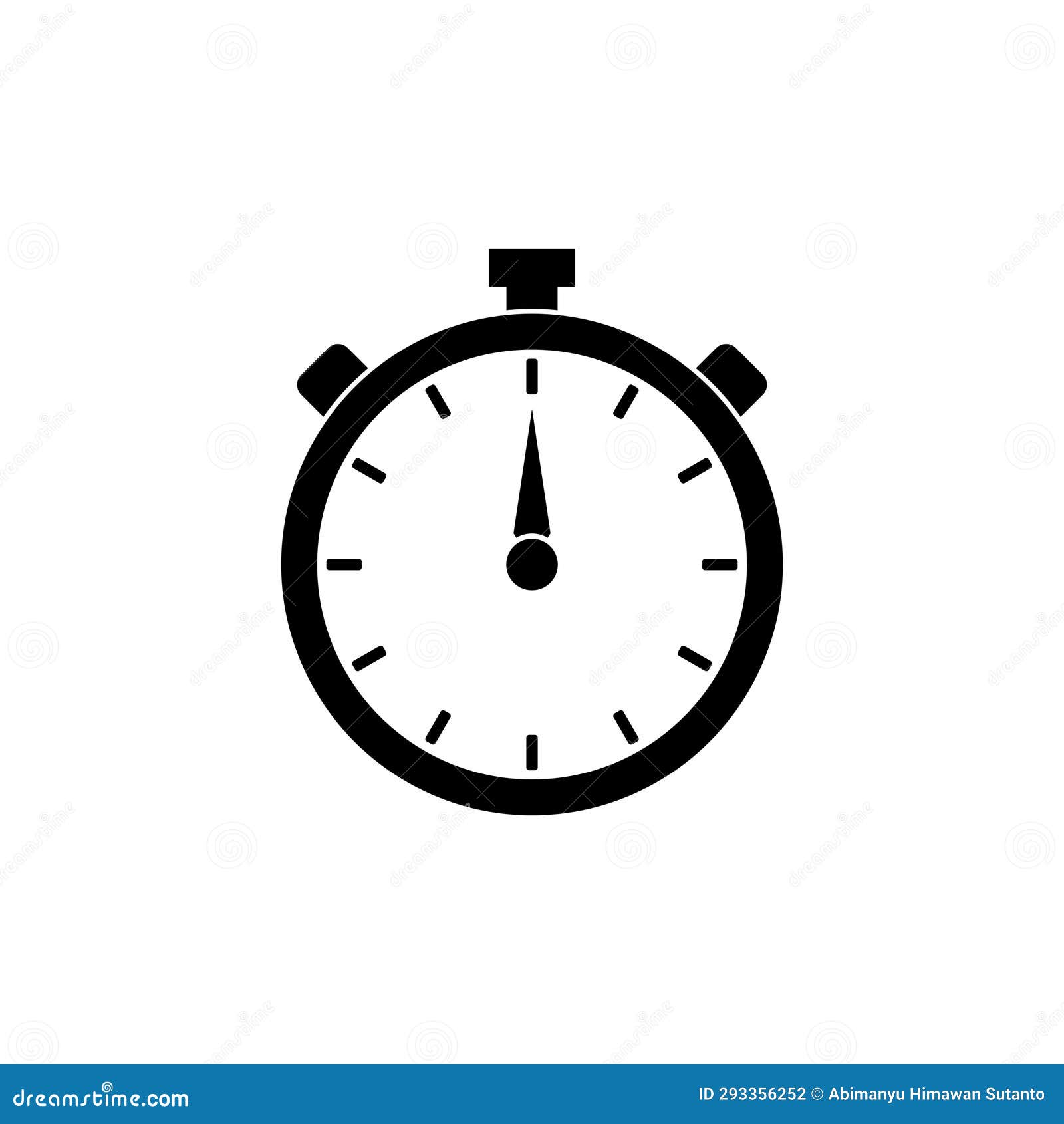 Stop watch icon vector stock illustration. Illustration of start ...