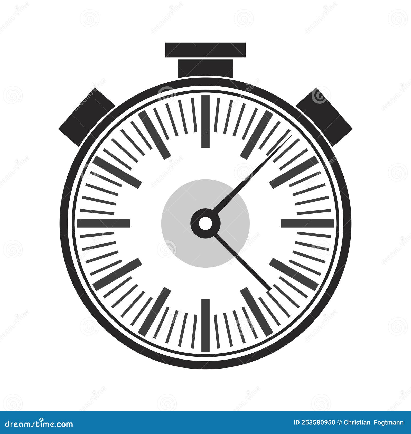 Stop Watch Timer Icon - Vector Illustration Stock Vector - Illustration ...