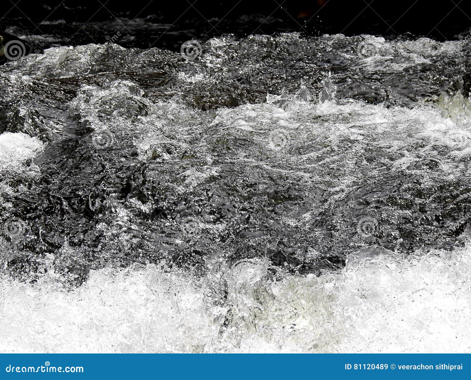 Stop water fall wave. stock image. Image of grey, flow - 81120489