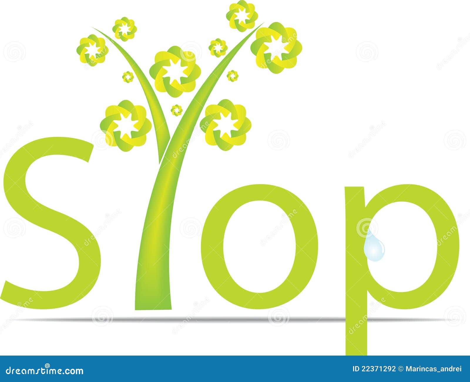 Stop word stock illustration. Illustration of board, informative - 22371292