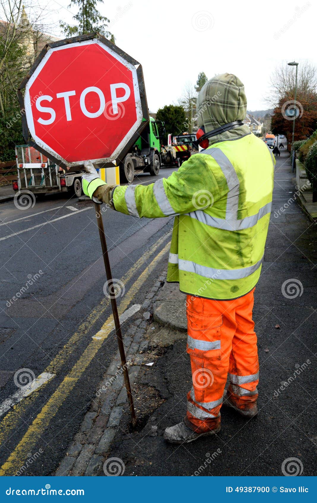 Stop editorial image. Image of safe, holding, street - 49387900