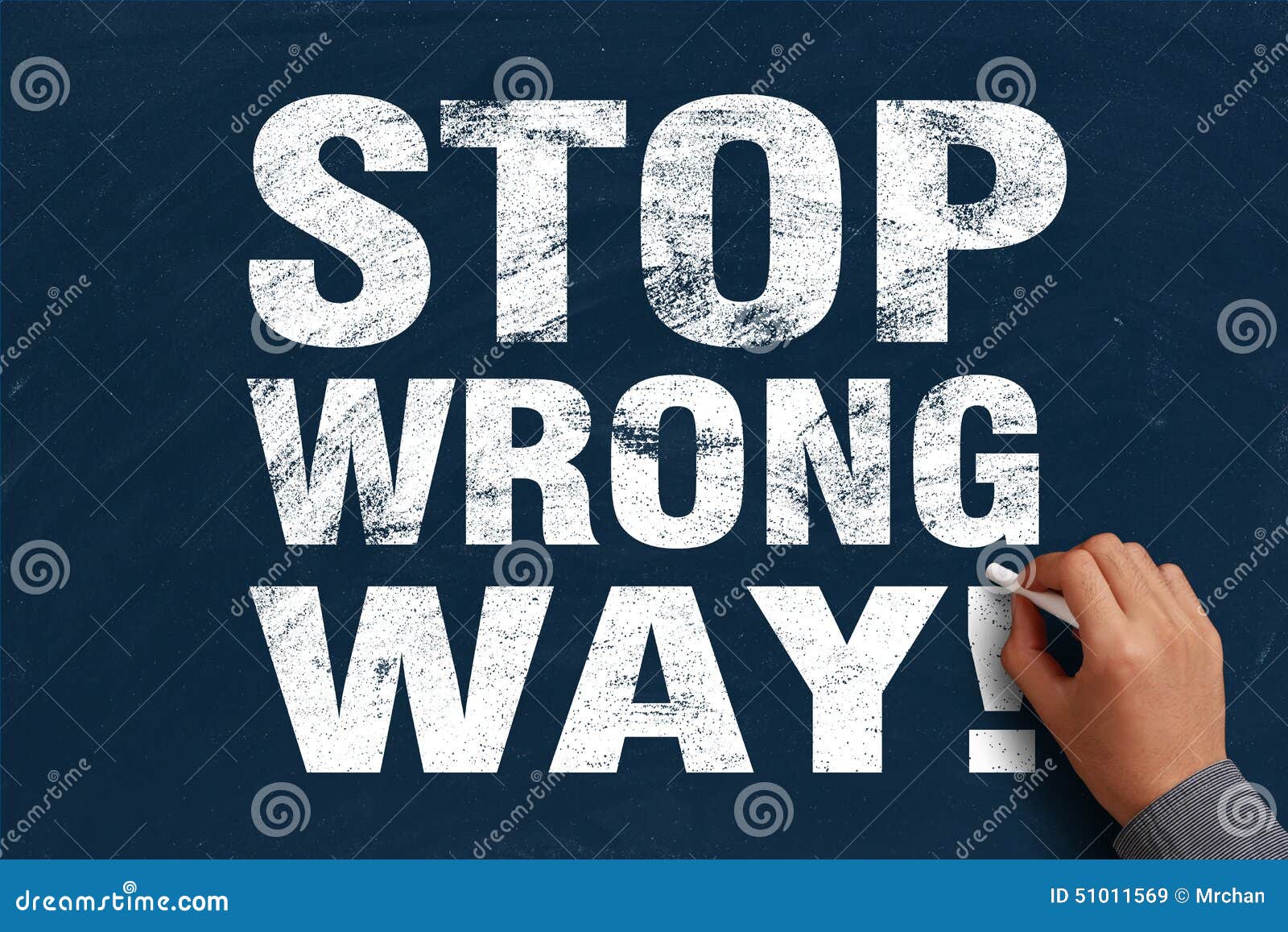 Stop Wrong Way stock image. Image of caution, text, failure - 51011569
