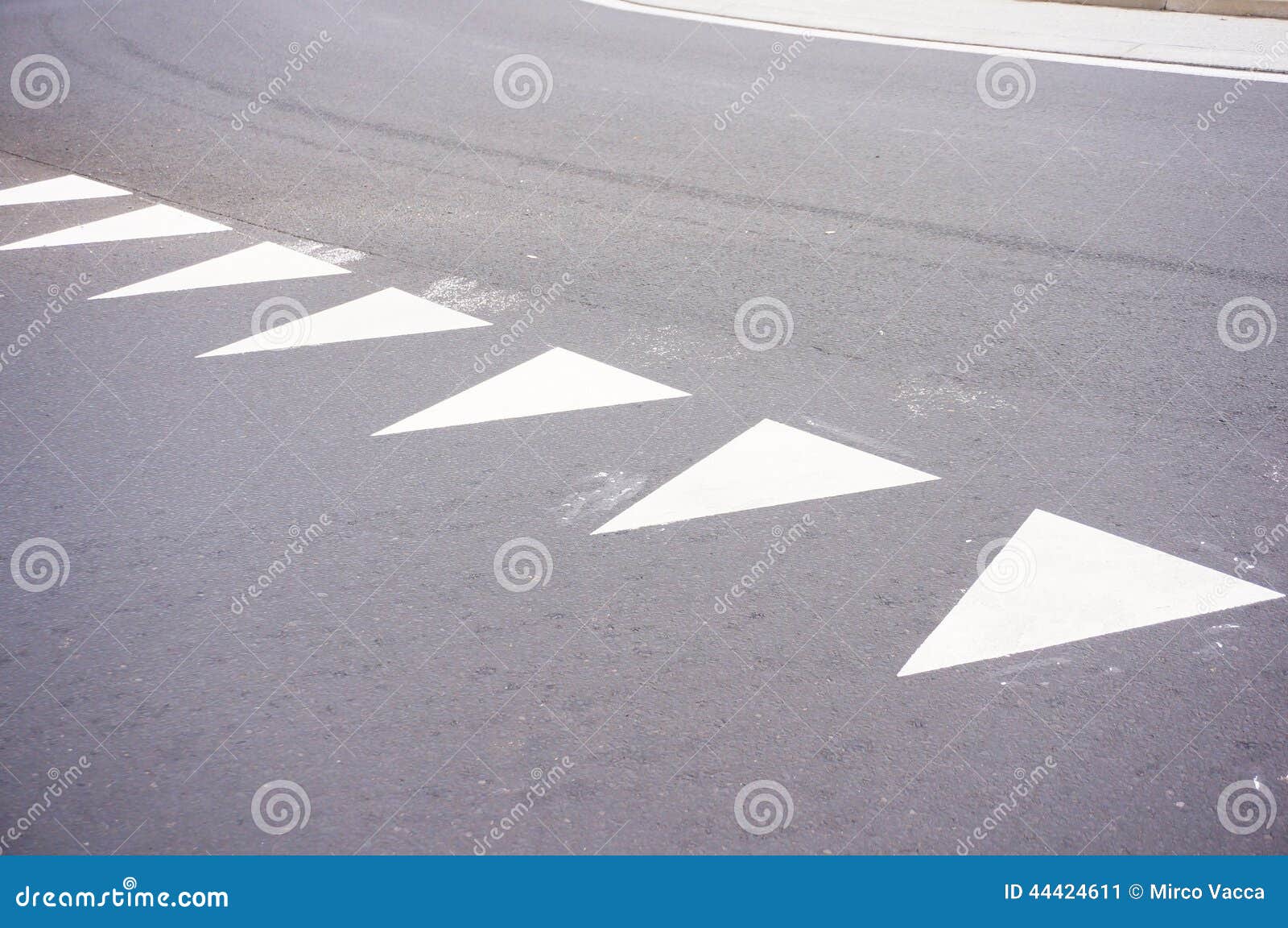Stop and yield lines stock image. Image of yield, lines - 44424611