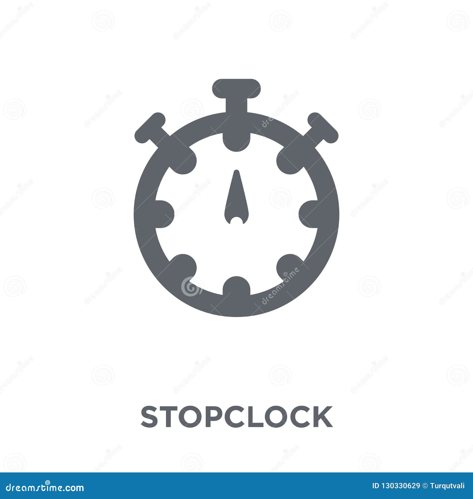 Stopclock Concept Vector Linear Icon Isolated On Transparent Background ...