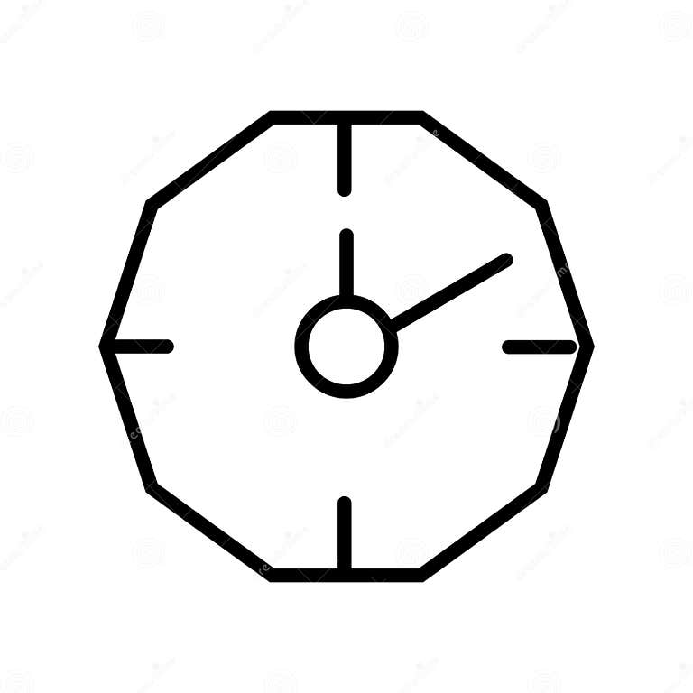 Stopclock Icon Vector Isolated on White Background, Stopclock Sign ...