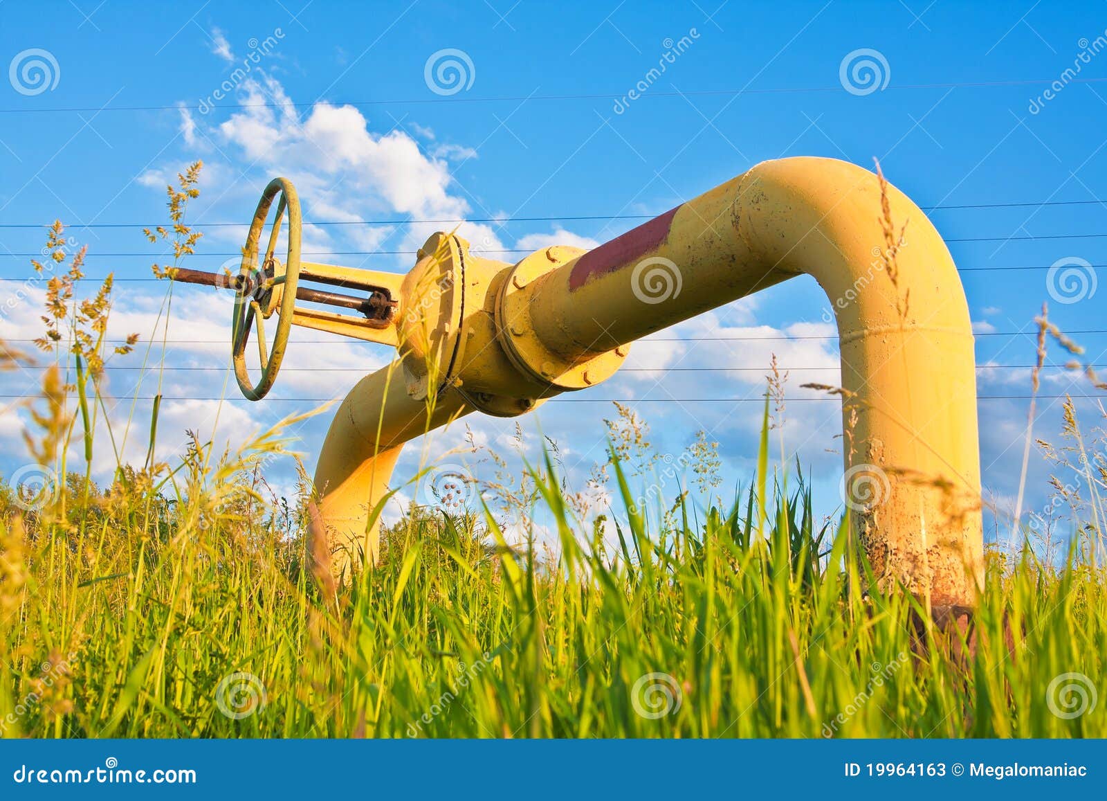 Stopcock on the pipe stock image. Image of control, hydrant - 19964163