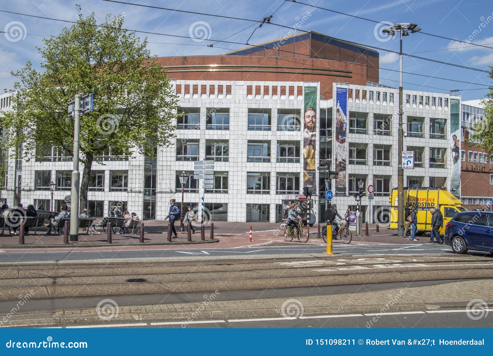 Stopera Building at Amsterdam the Netherlands 2018 Editorial Photo ...